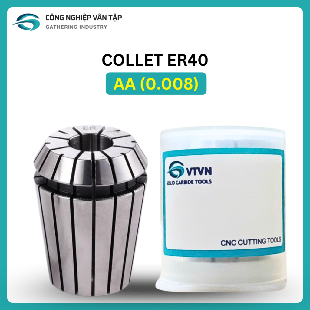 Collet ER40 độ chính xác 0.008 (AA) hãng Vân Tập